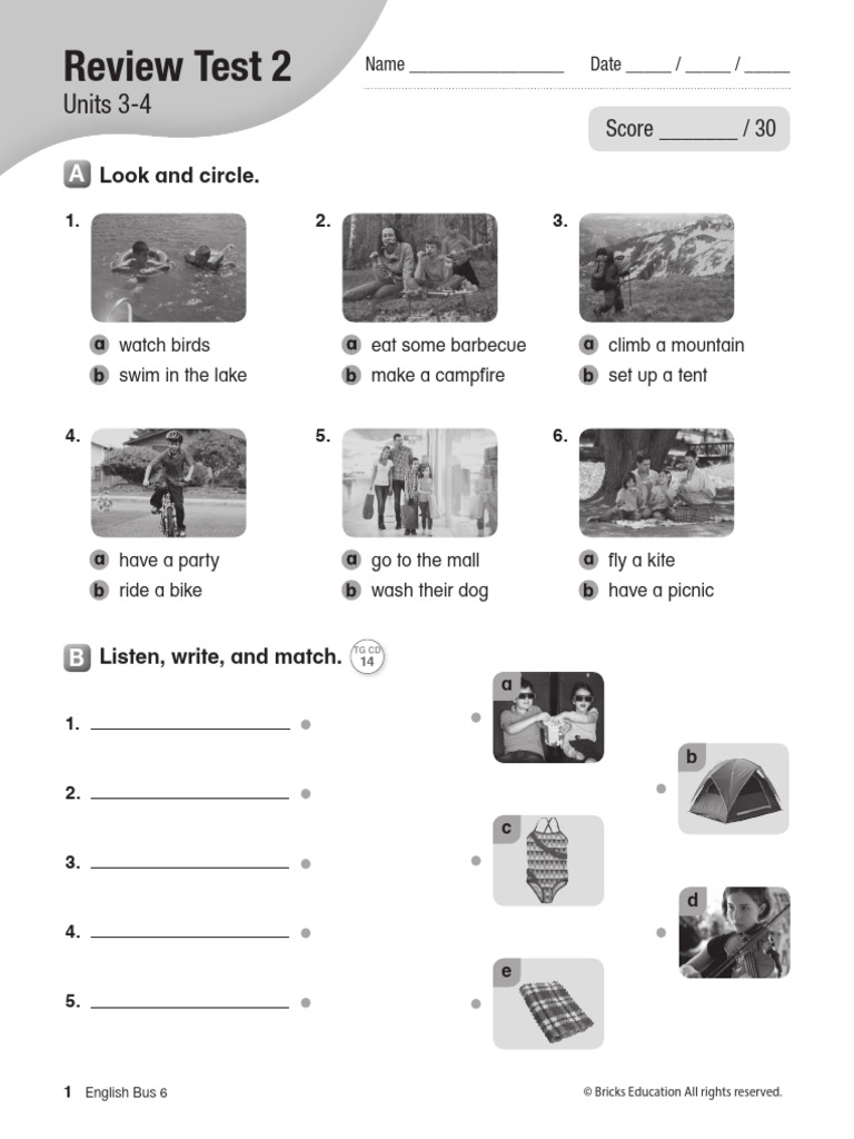 EB6_Review Test2 | PDF