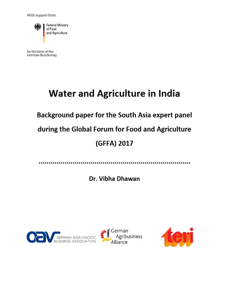 Water Management in Indian Agriculture | PDF | Water Scarcity | Agriculture