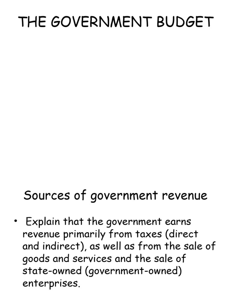 Government Budget | PDF | Government Budget Balance | Deficit Spending