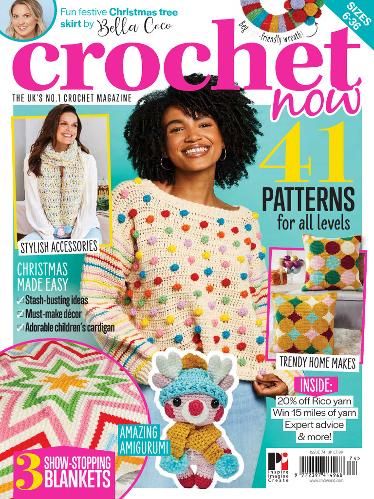 CNow.n74 | PDF | Crochet | Yarn
