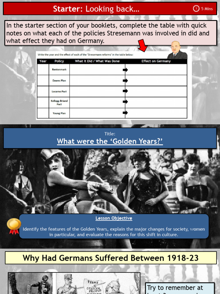 Golden Years | PDF | Weimar Republic