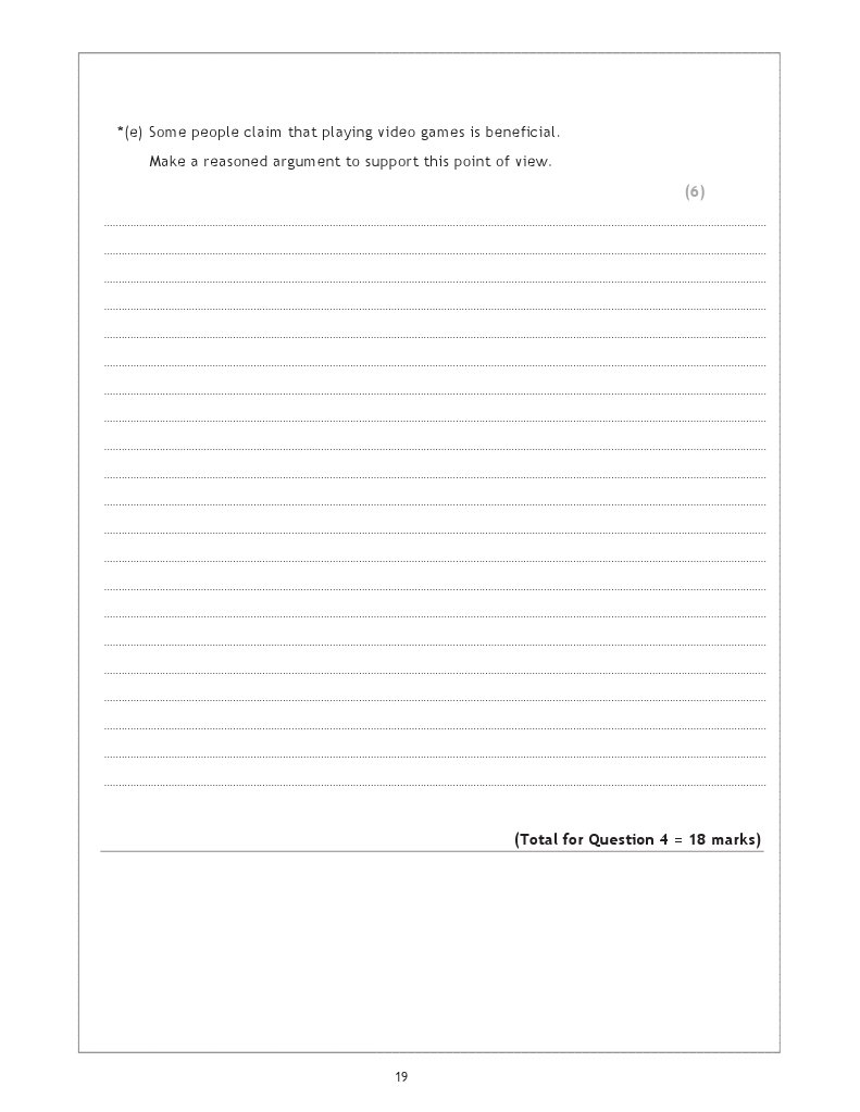 Benefits of Video Games Argument | PDF