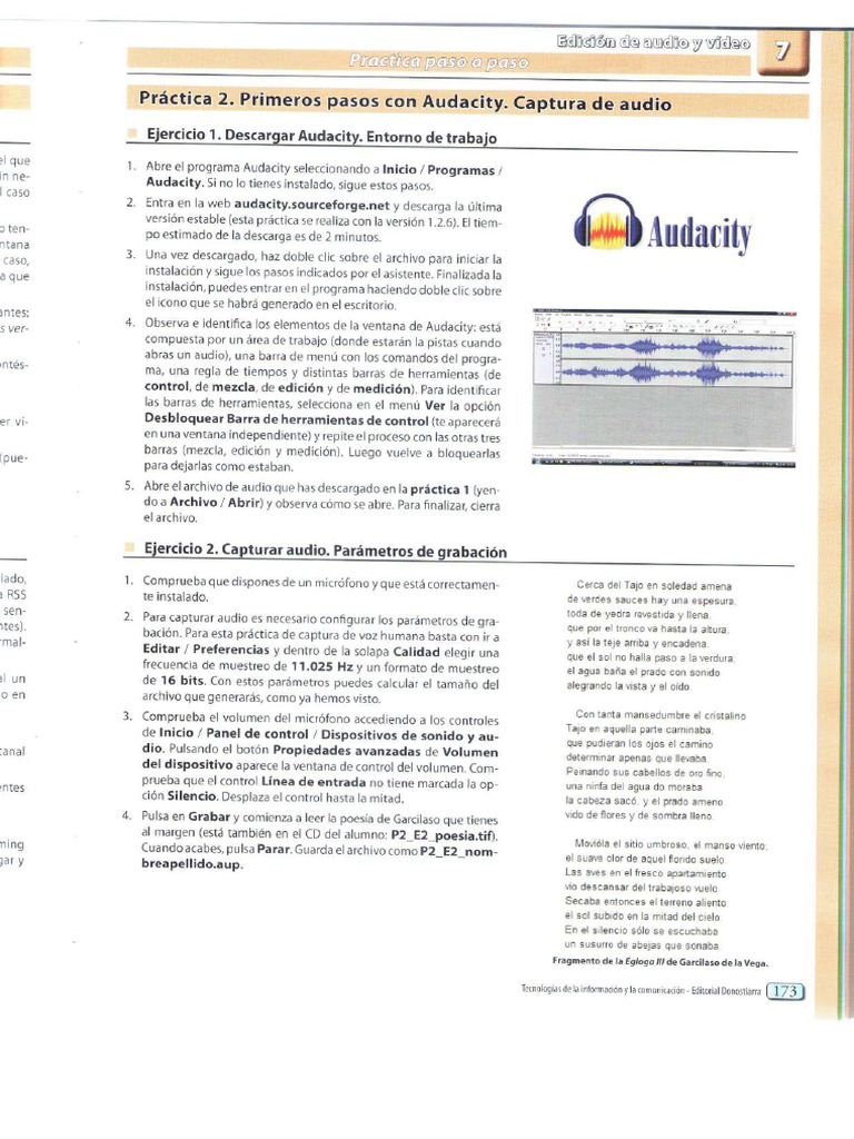 Tutorial Prácticas Audacity | PDF
