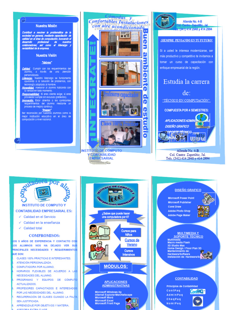 TRIPTICO | PDF | Microsoft | Adobe Flash