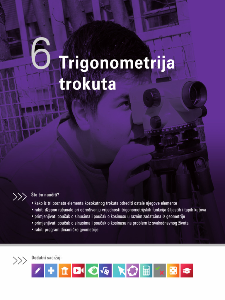 Trigonometrija Trokuta (Sinusov I Kosinusov Poučak) | PDF