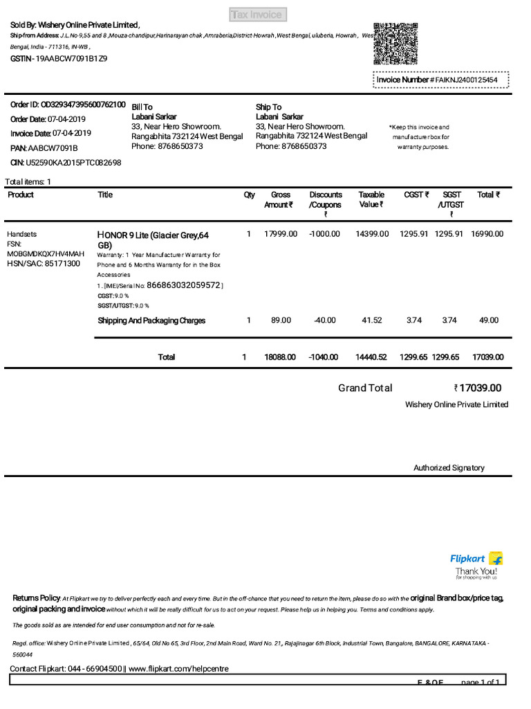 Od329347395600132100 1 | PDF | Government Finances | Payments