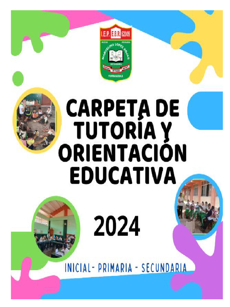 CARPETA DE TOE 2024- MLR | PDF | Salón de clases | Autoestima