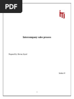 Intercompany Sales Process in S4 Hana Guide | PDF | Invoice | Pricing