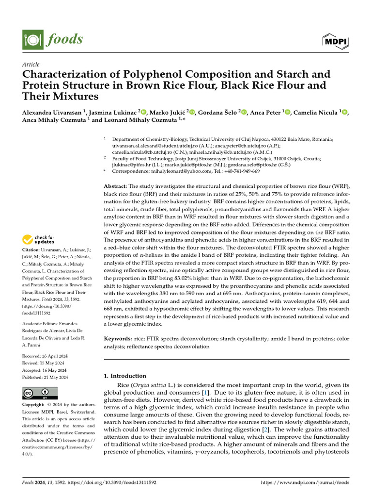 Foods | PDF | Polyphenol | Antioxidant