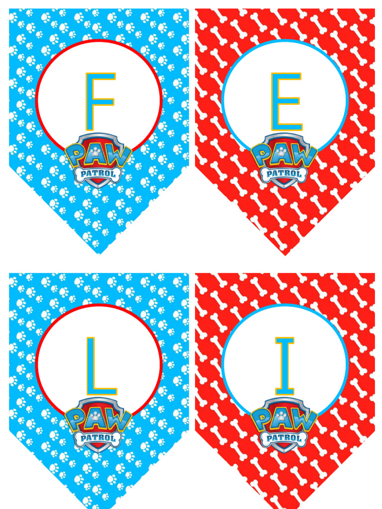 Banderín Feliz Cumpleaños Pdf