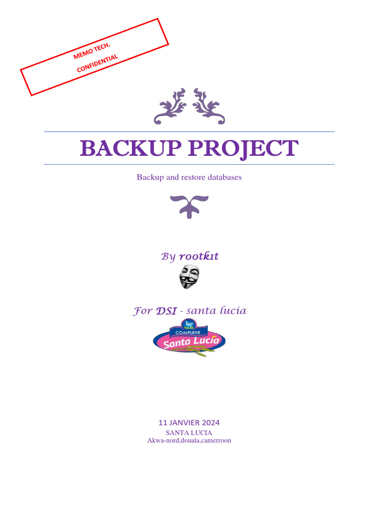 Backup Project | PDF | Computers