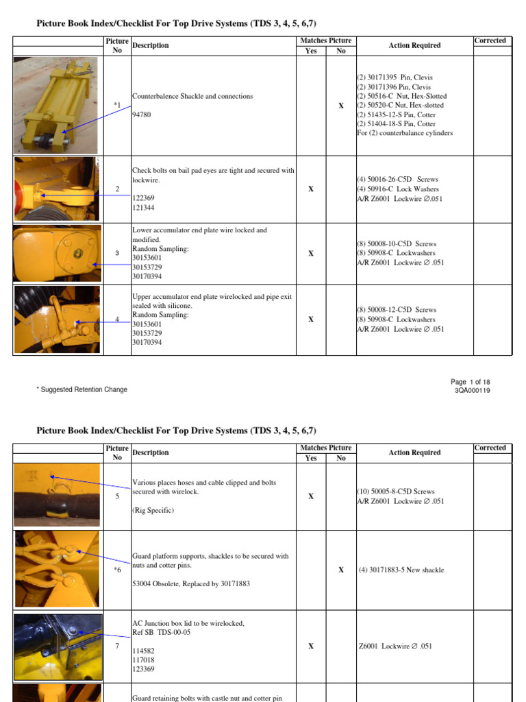TDS 3,4,5,6,7,Part 1 | PDF | Screw | Equipment