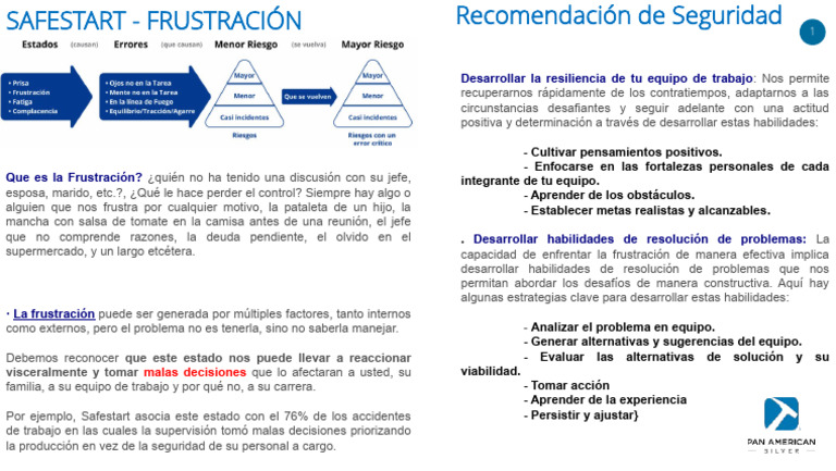 Safestart - Frustración | PDF | Sicología | Cognición