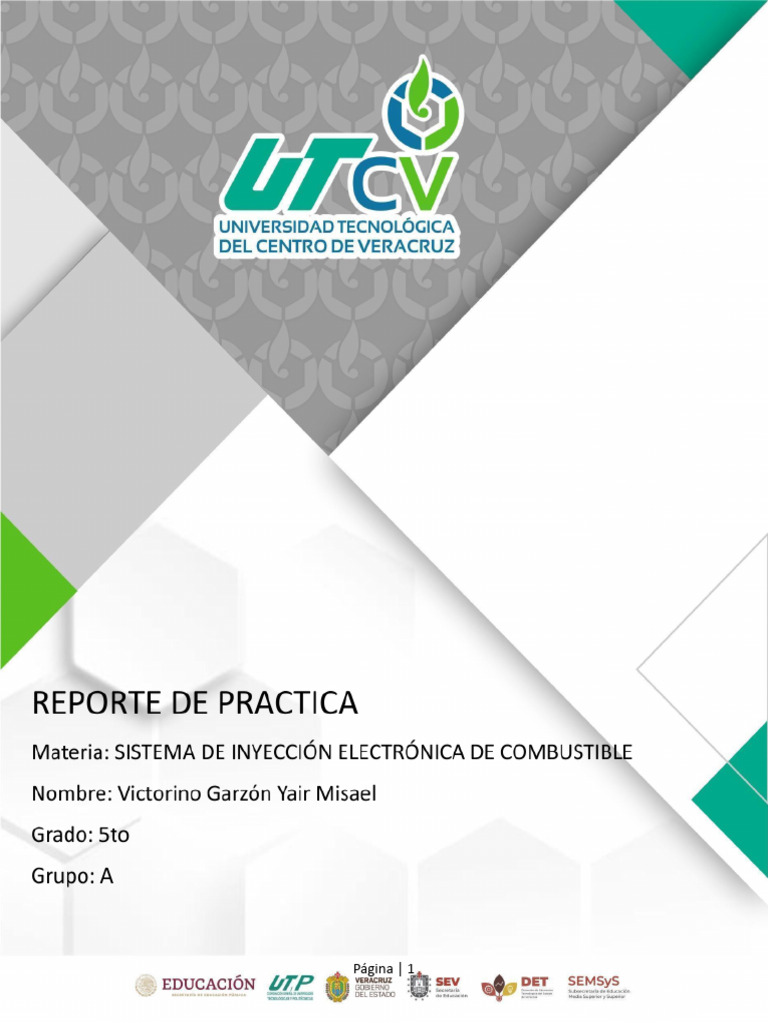 Reporte de Practica-Sistema de Inyeccion Electronica-Victorino Garzon ...