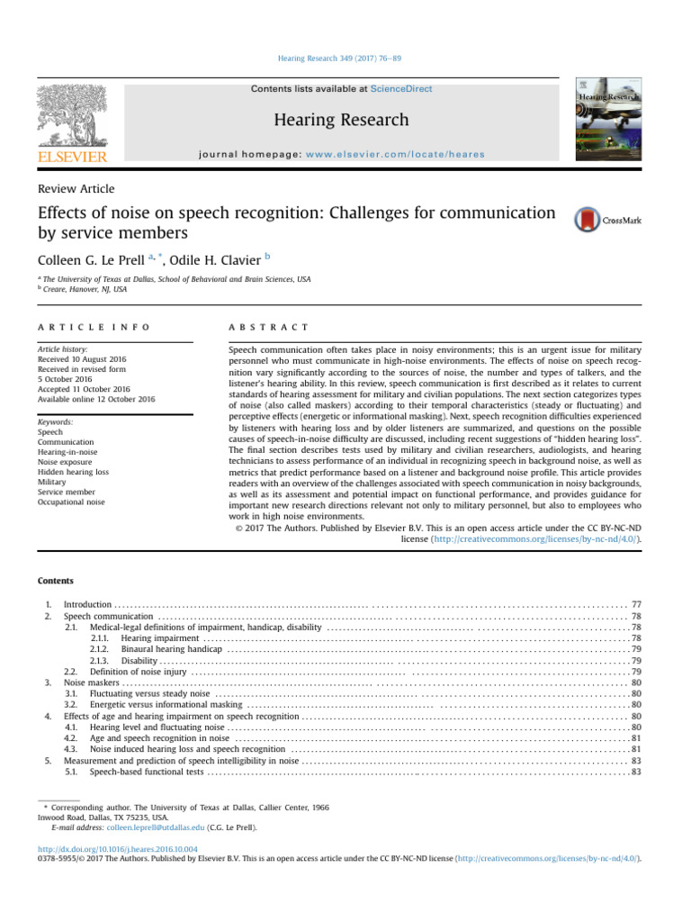 4 Iosh | PDF | Hearing | Disability