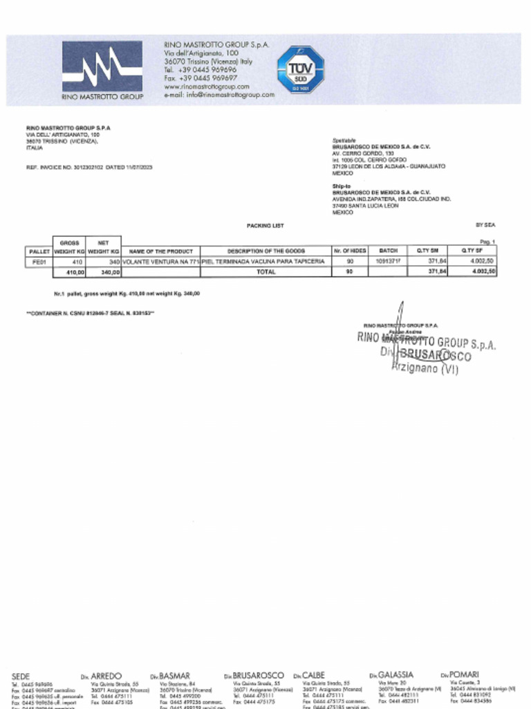 PL #1 Rino Mastrotto DUEK | PDF