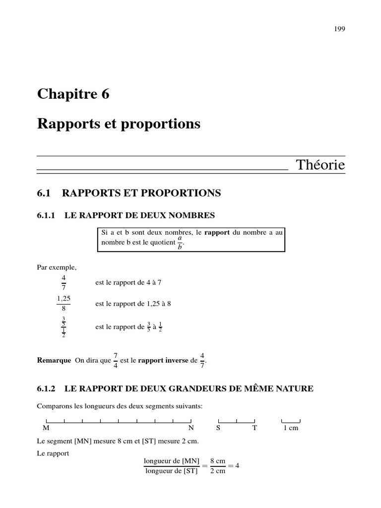 Rapports et Proportions en Mathématiques | PDF | Angle