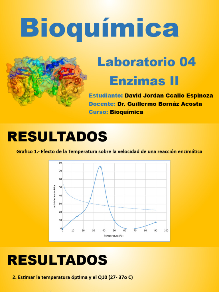 LAB 04 | PDF | Enzima | Sustrato (Química) LAB 04 | PDF | Enzima | Sustrato (Química)