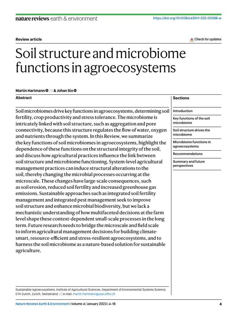 Soil Structure Services | PDF | Soil | Ecosystem