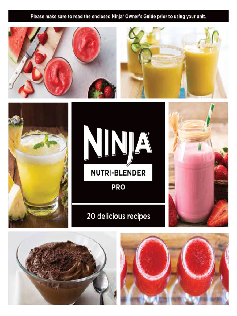 ninja | PDF | Smoothie | Chocolate