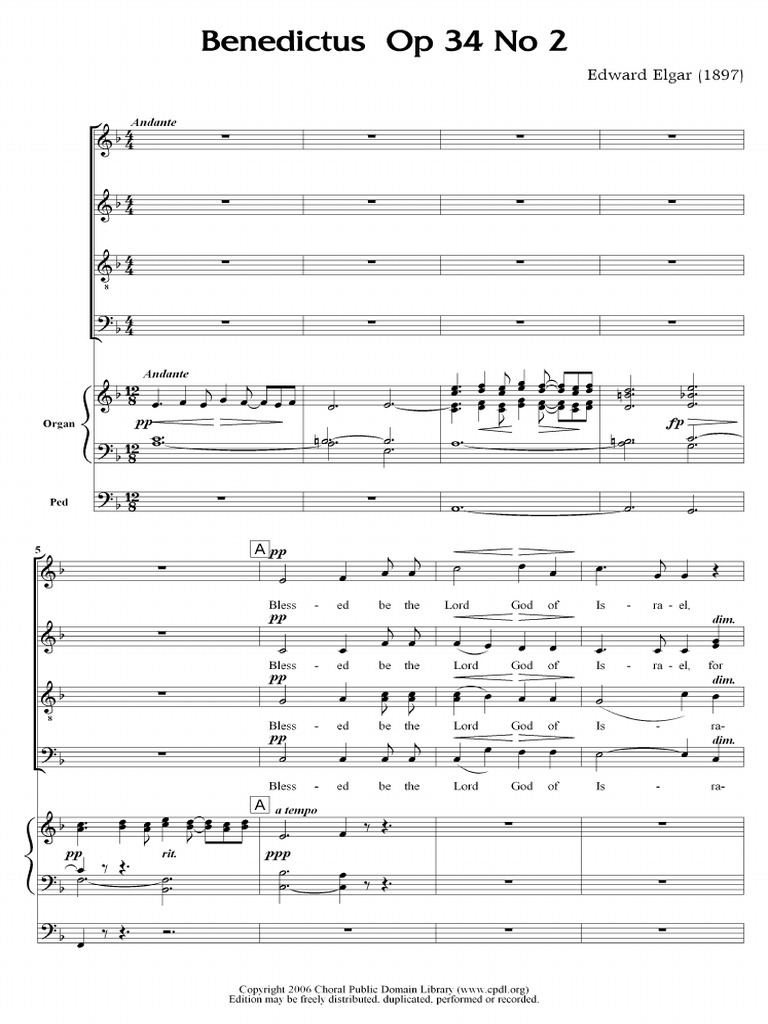 ELGAR Benedictus 2 + | PDF