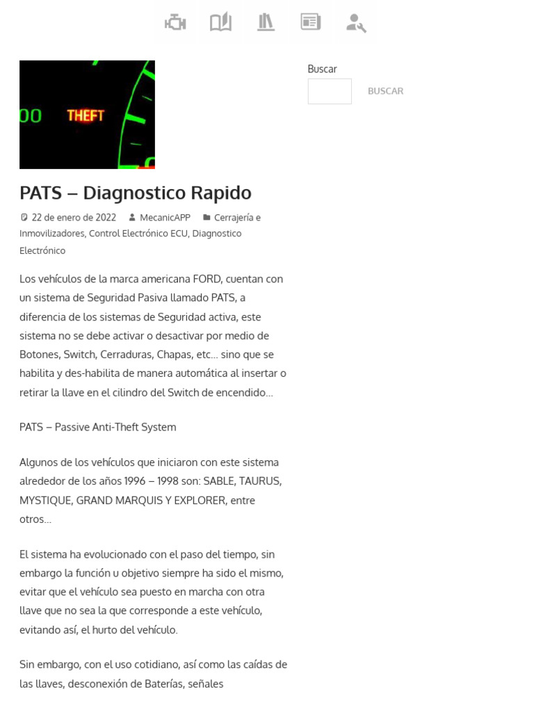 PATS - Diagnostico | PDF | Informática