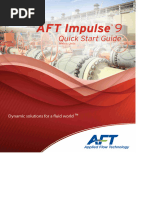 AFT Arrow9 Quick Start English Units | PDF | Fluid Dynamics | Gases