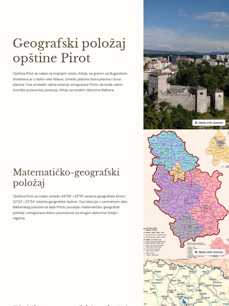 Geografski-polozaj-opstine-Pirot | PDF