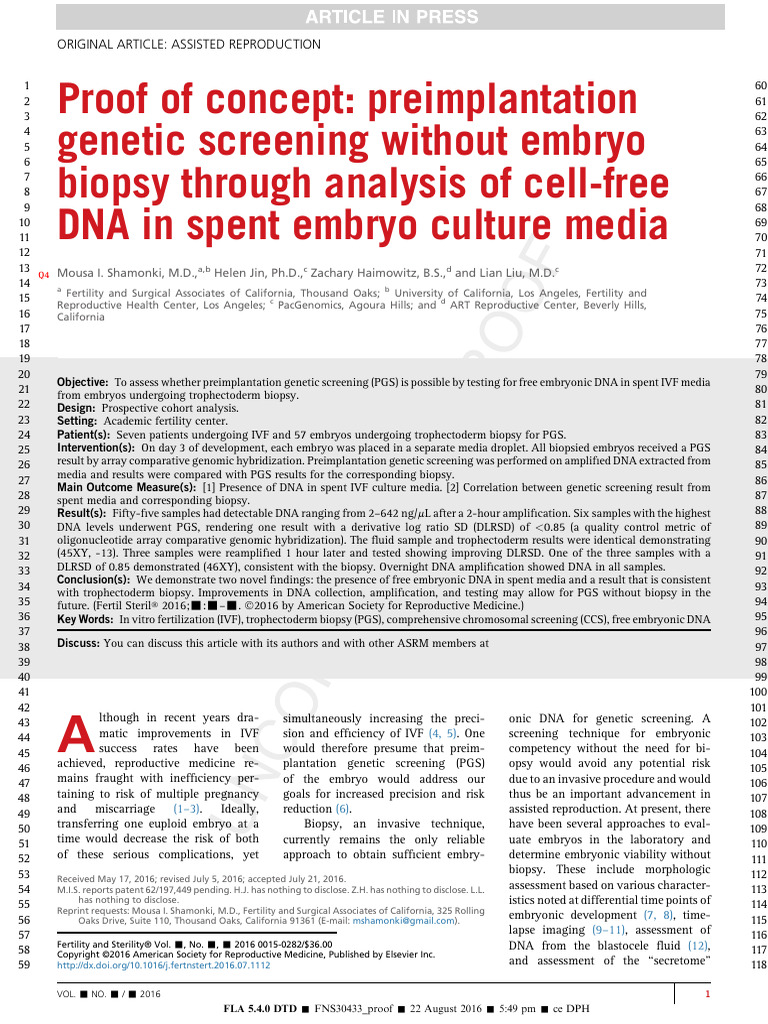 2016 Shamonki-Xeroxat-Inclus | PDF | In Vitro Fertilisation | Health ...