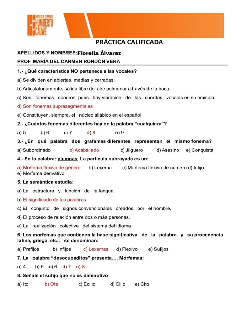 Práctica Calificada 3 | PDF