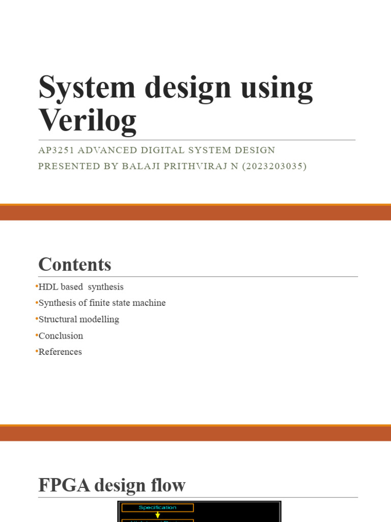 HDL Based Synthesis | PDF | Logic Synthesis | Hardware Description Language