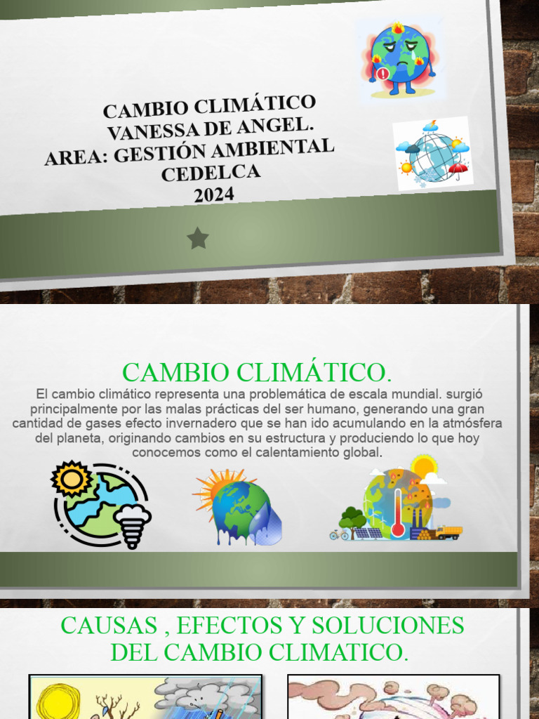 Cambio Climatico Diap | PDF | Cambio climático | Clorofluorocarbono