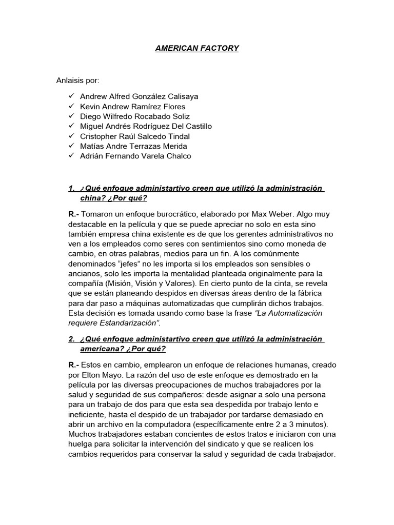 American Factory | PDF