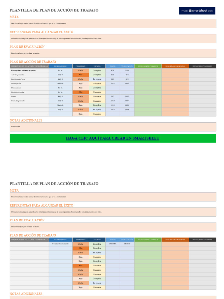 IC Work Action Plan 8595 - ES | PDF