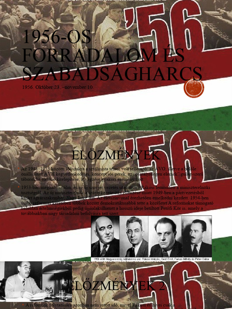 1956-Os Forradalom És Szabadságharcs | PDF