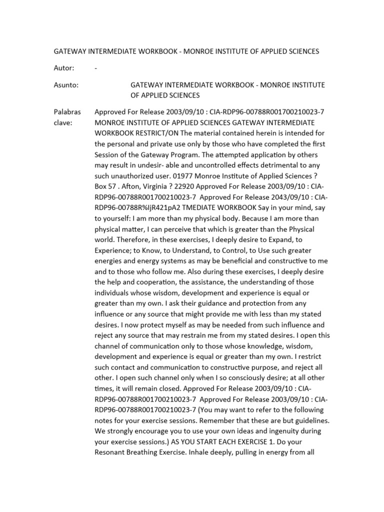 GATEWAY INTERMEDIATE WORKBOOK | PDF | Breathing | Exhalation