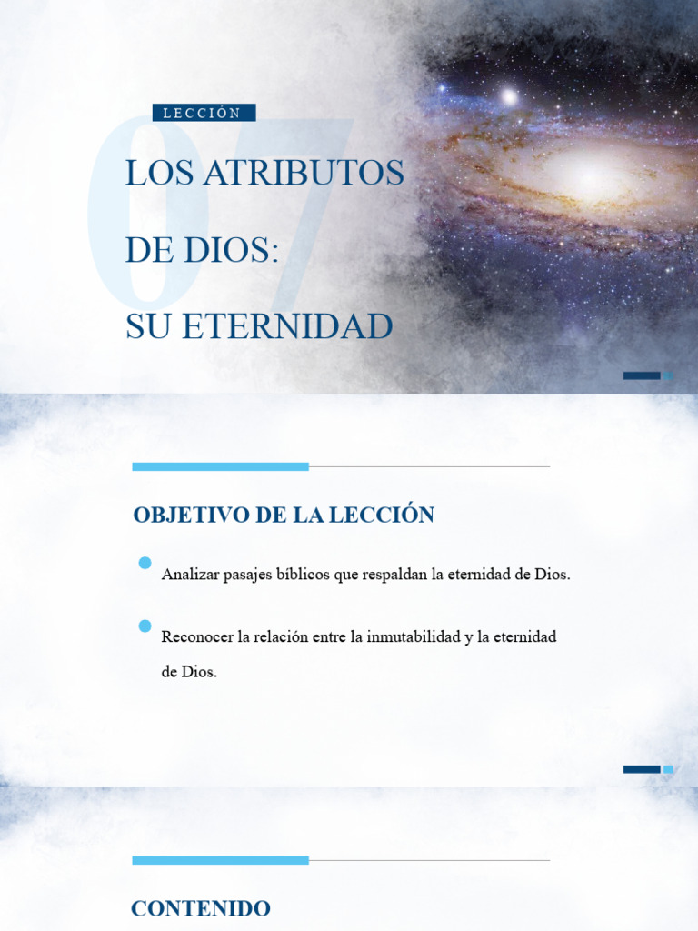 m5 Libro 1 - Los Atributos de Dios - Lec07 | Descargar gratis PDF | Dios | Salmos