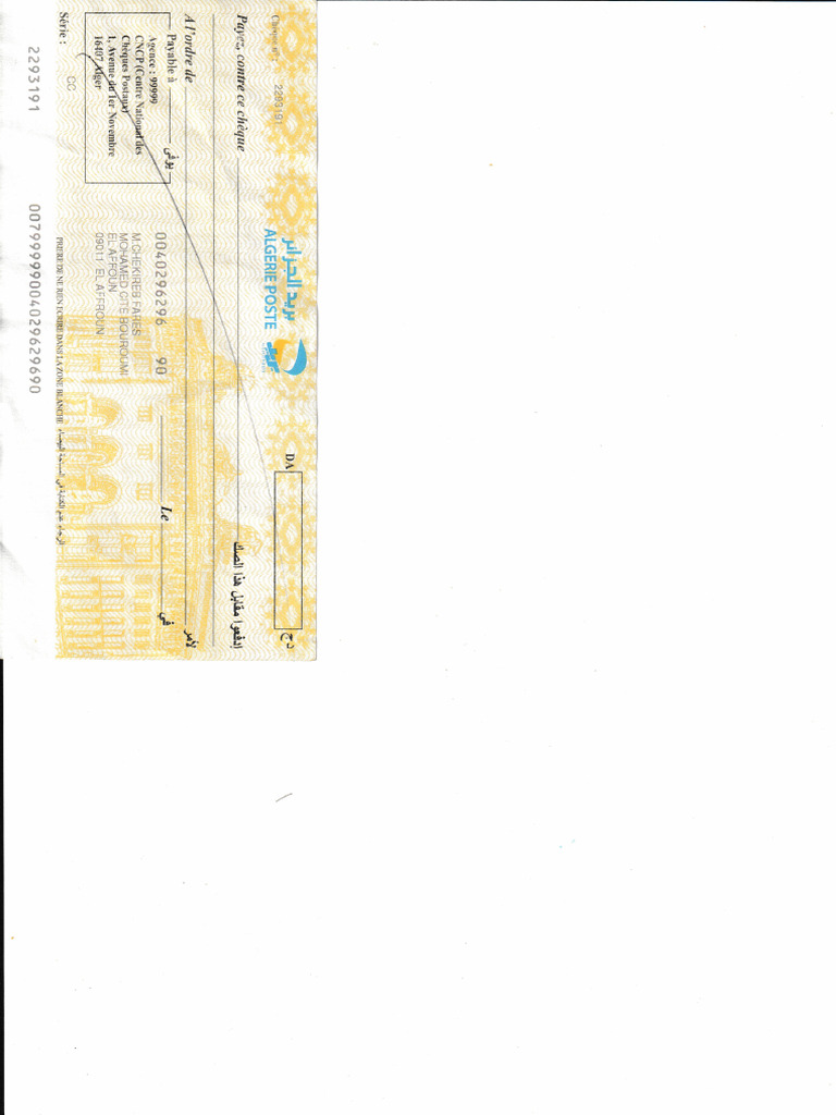 Copie Chèque Barré | PDF