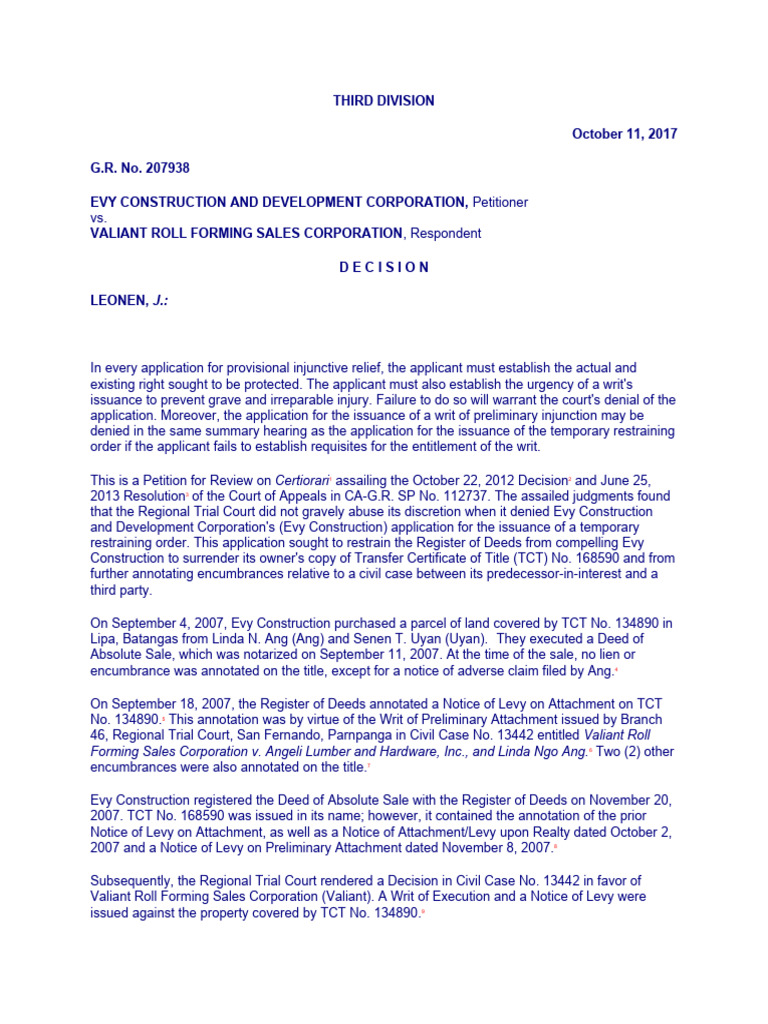 Injunction no hearing denial | PDF | Injunction | Legal Procedure