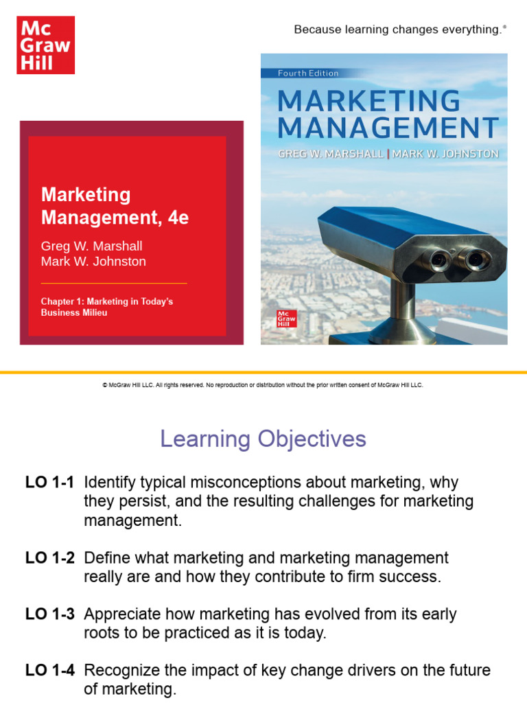 Marshall 4e PPT Ch01 ACCESS | PDF | Marketing | Sales
