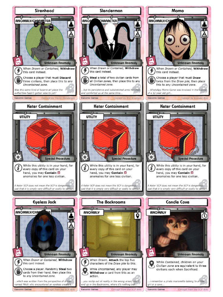 Mini Expansion - Creepypasta | PDF