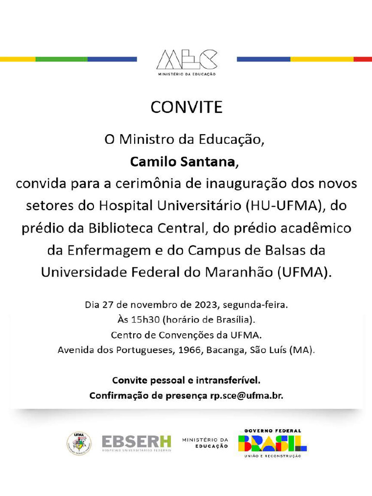 Convite | PDF