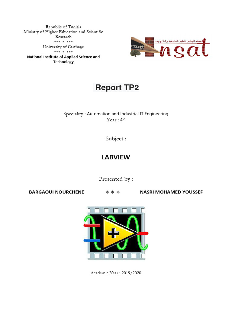 Compte Rendu TP2 Nourchene Bargaoui & Mohamed Youssef Nasri | PDF | Computing | Computer Engineering