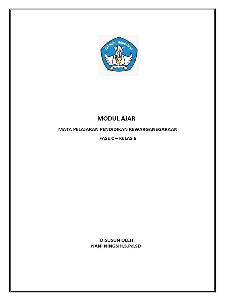 Modul.P. Pancasila Kls 6 - Bu Nani MR | PDF