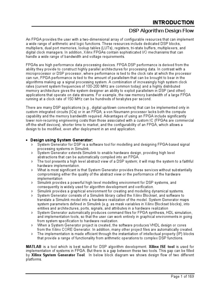 DSP Lab Manual | PDF | Digital Signal Processor | Hardware Description Language
