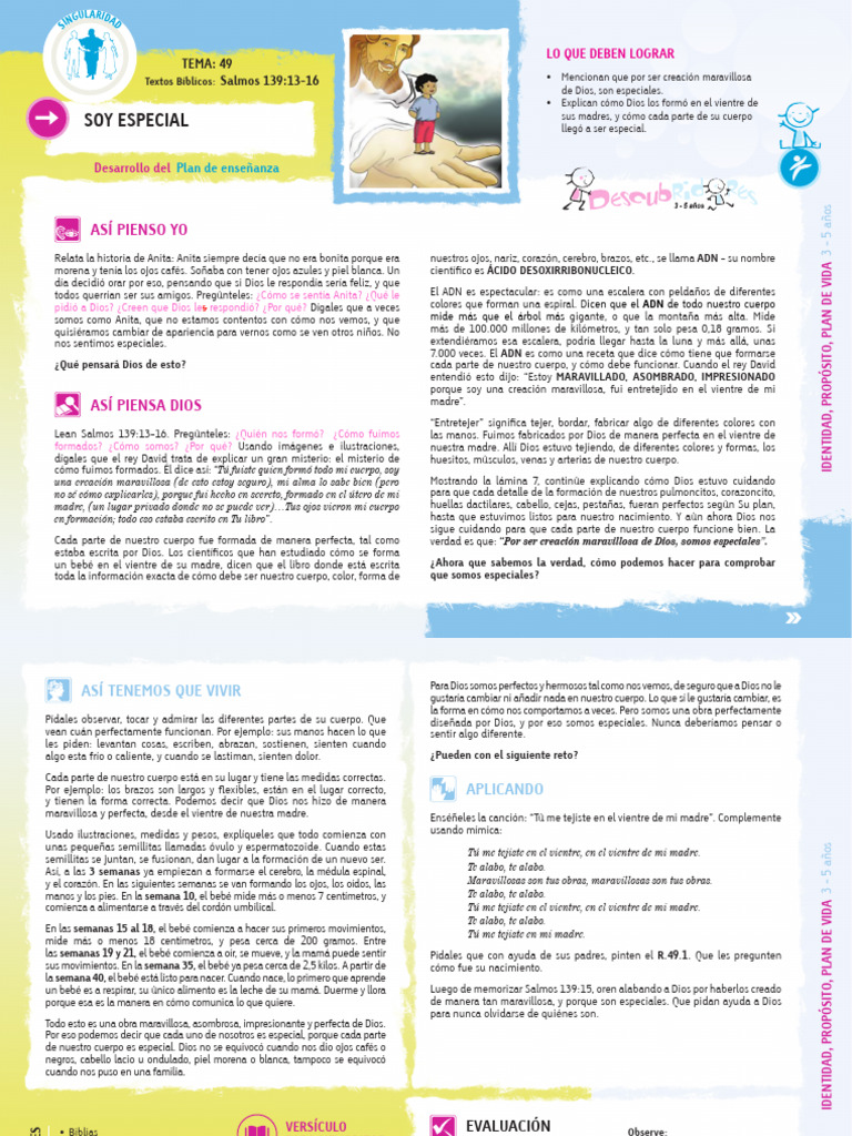 Soy Especial | PDF | Dios