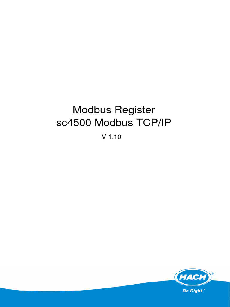 sc4500 Modbus TCP IP-V 1.10 | Download Free PDF | Integer (Computer Science) | Computer Programming