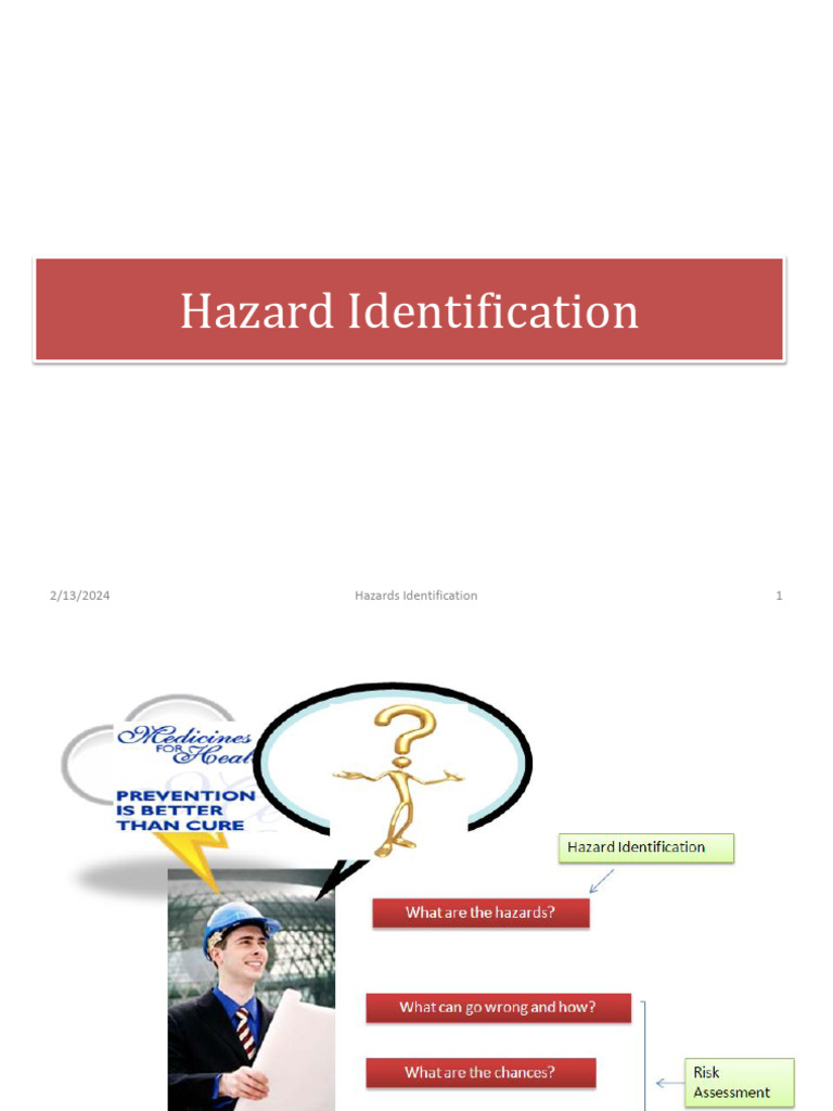 Hazard Identification | PDF | Valve | Chemical Reactor