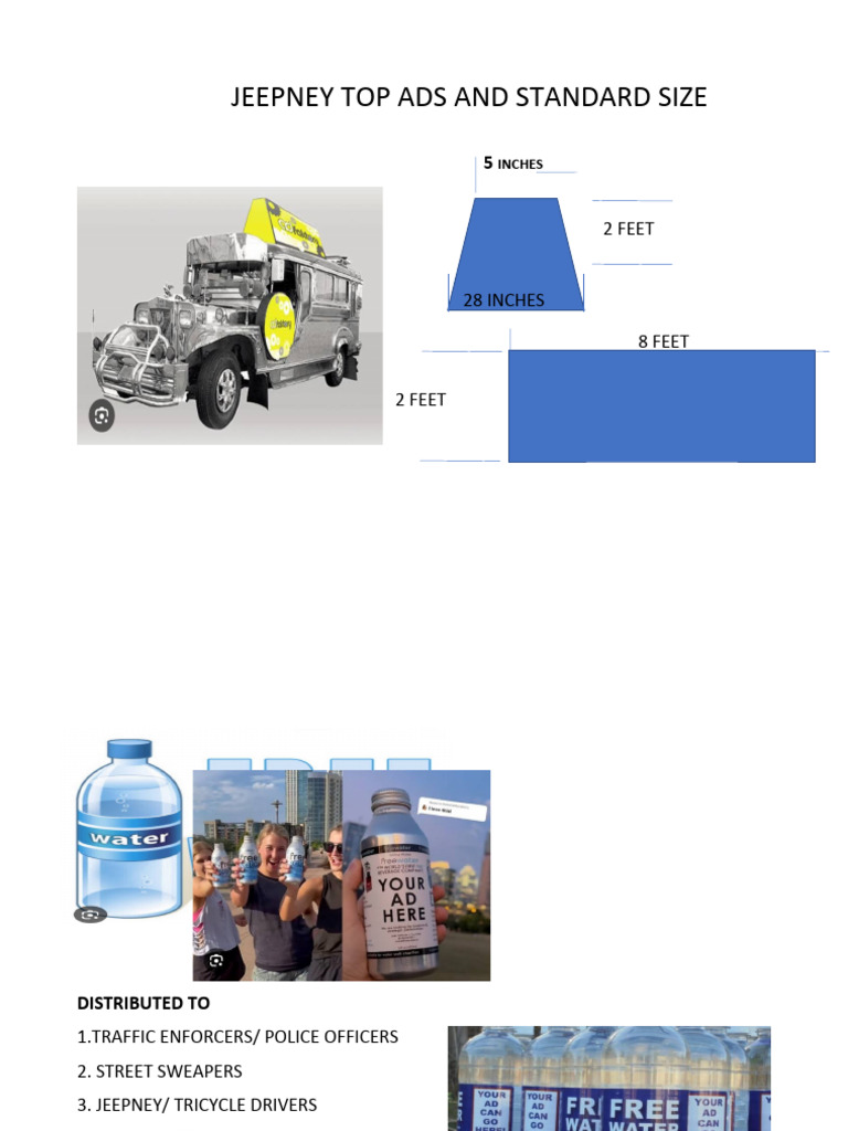 Jeepney Top Ads and Standard Size | PDF | Technology & Engineering ...