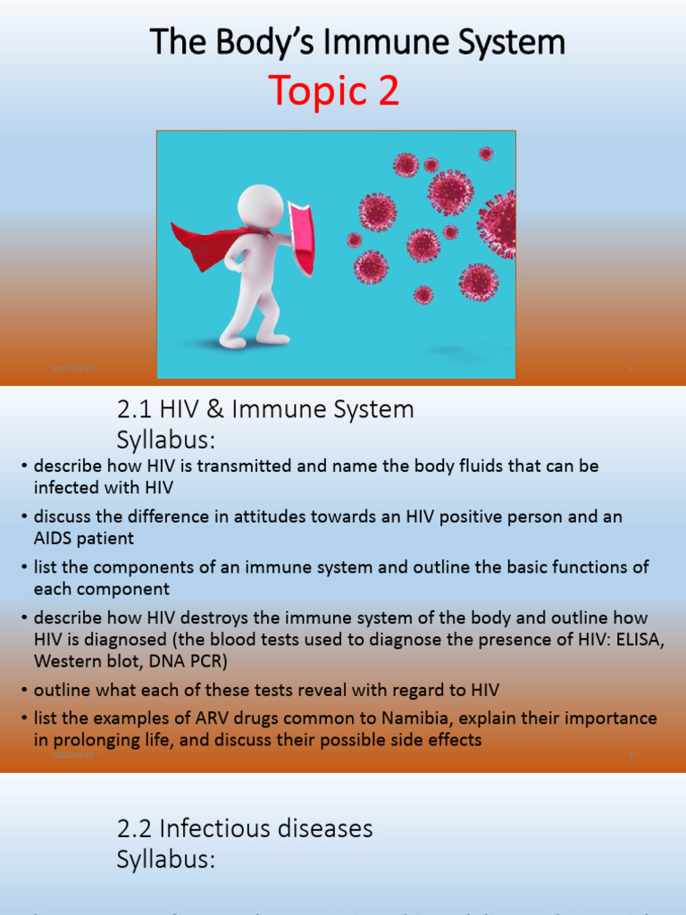 GR 9 - Topic 2 - The Body's Immune System | PDF | Phagocyte | Lymphocyte
